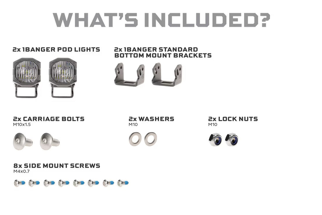 Morimoto 1 Banger LED Pods: HXB Wide Beam — Land Cruiser Lifestyle