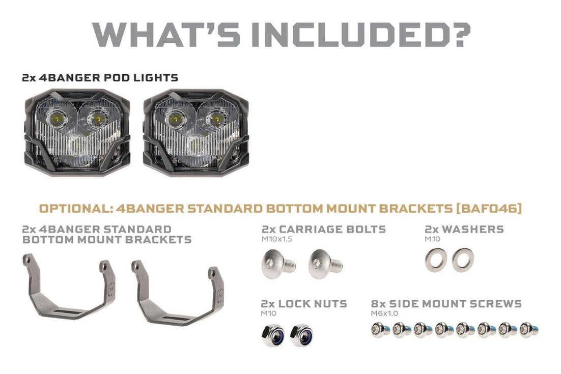 Morimoto 4 Banger LED Pods: NCS Wide Beam — Land Cruiser Lifestyle