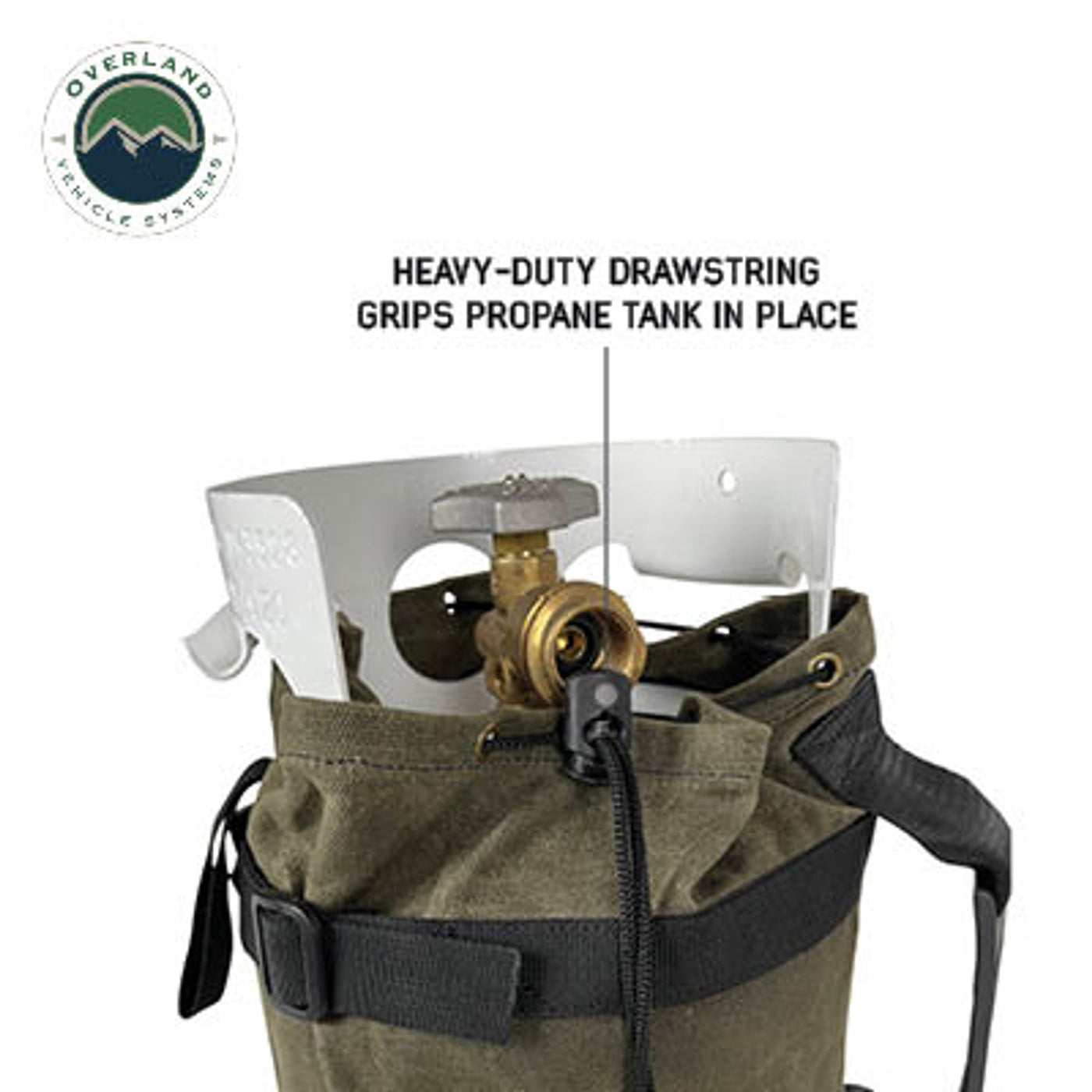 Overland Vehicle Systems Propane Bag W/Handle & Straps #16 Waxed Canva ...